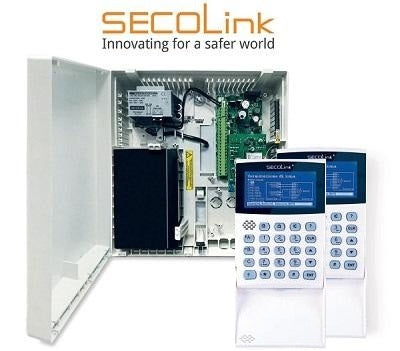 SECOLink 8 Zone Expandable to 16 Zone Graphical LCD Keypad Alarm Full ...